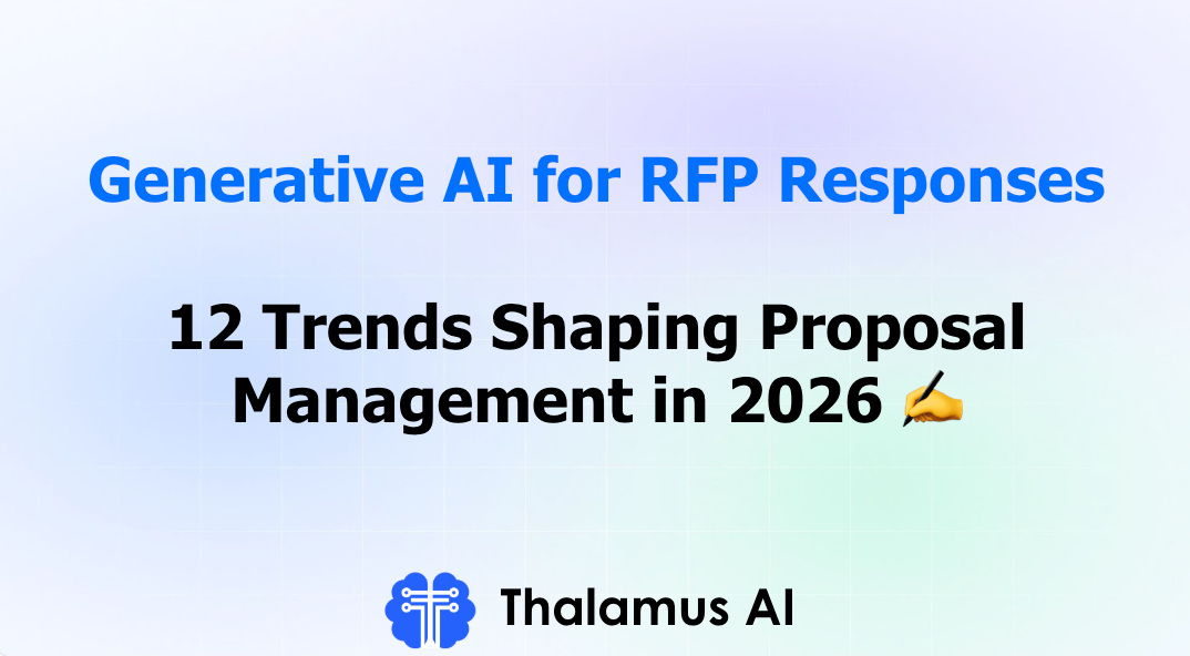 12 RFP Trends in 2026: Generative AI & Automation Guide